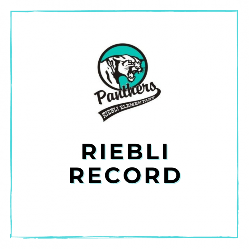 Riebli Record - John B. Riebli Elementary
